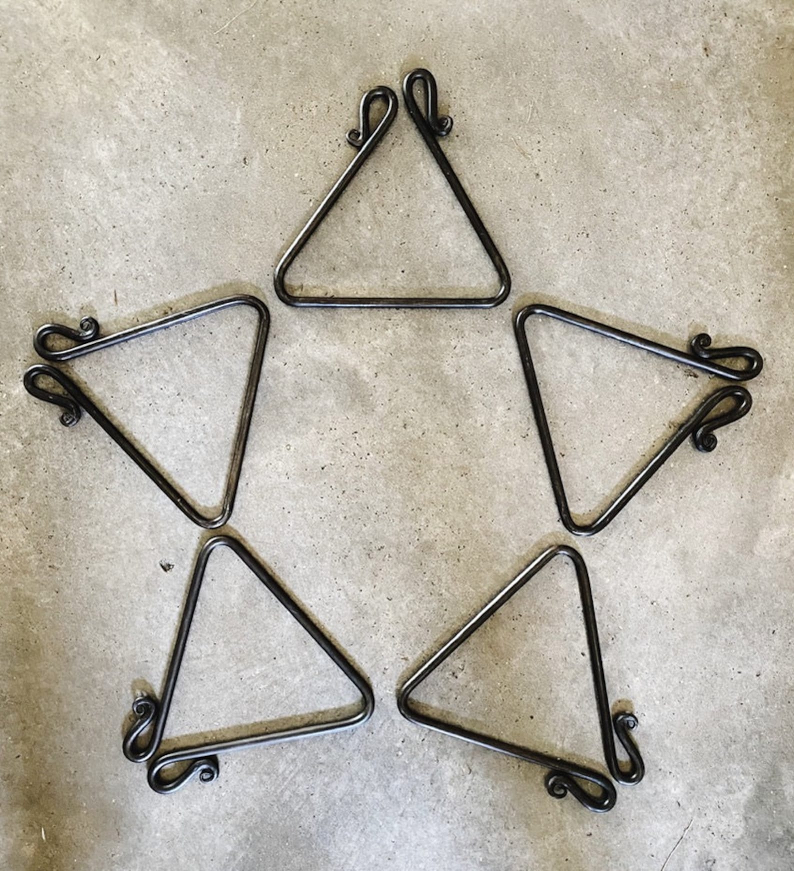 Handmade Cajun Triangle: Forged Steel Percussion Instrument - Etsy