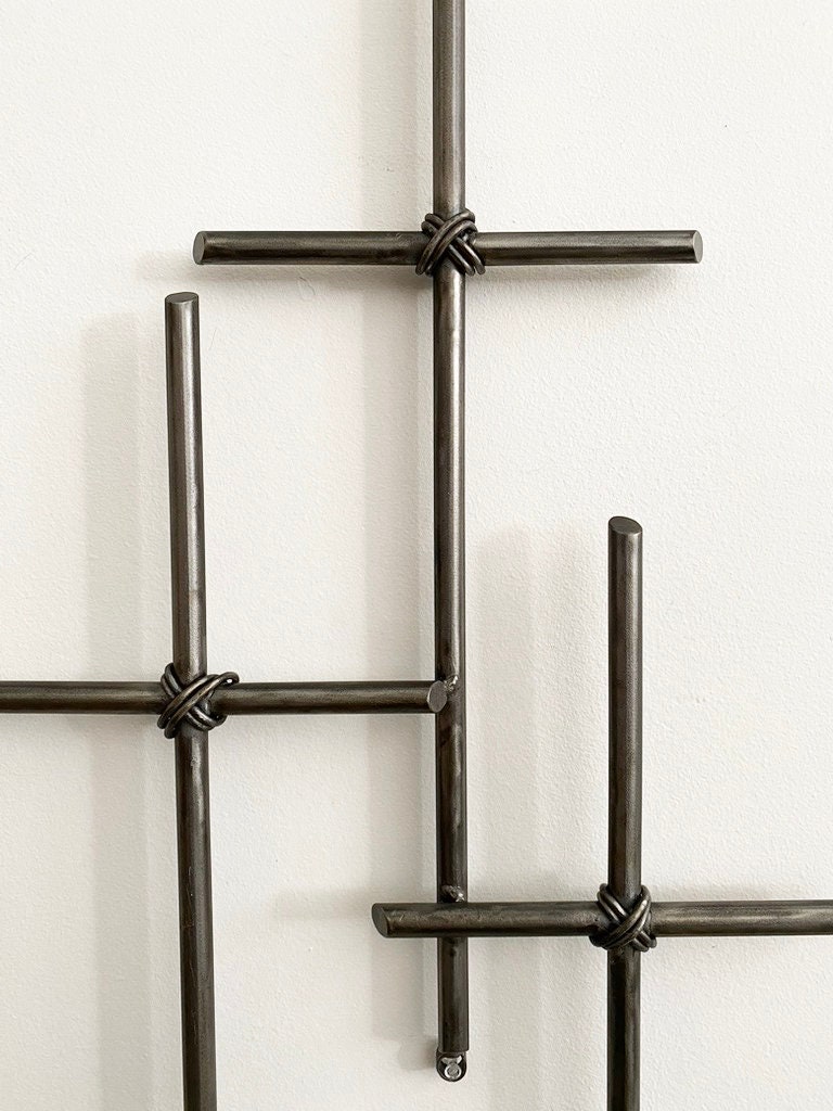 Triple Cross Metal Wall Hanging Sculpture - Etsy
