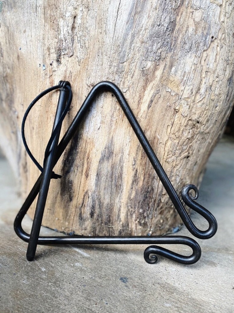 Handmade Cajun Triangle: Forged Steel Percussion Instrument - Etsy