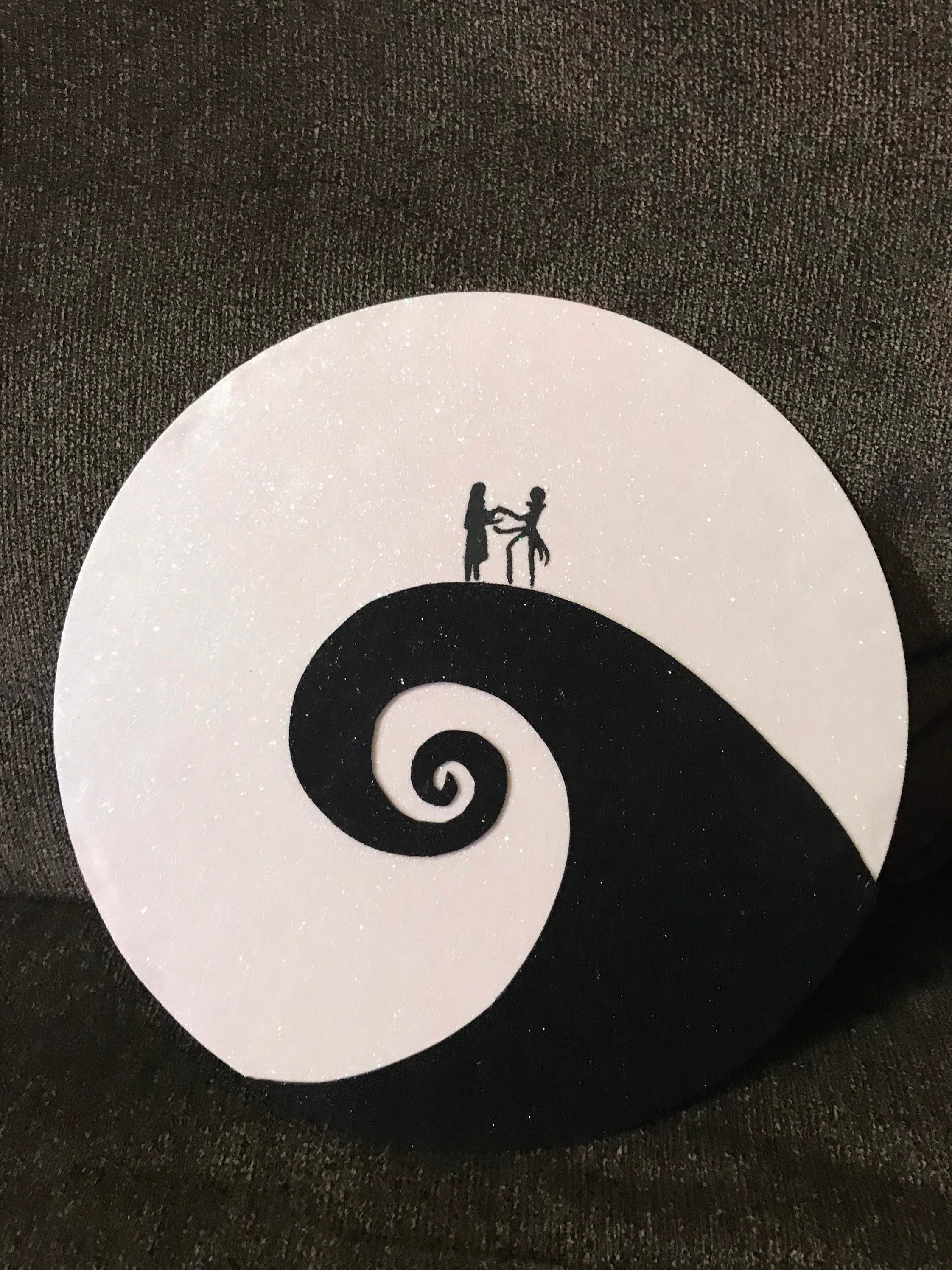 Nightmare before Christmas tree topper with Jack and Sally - Etsy Nederland