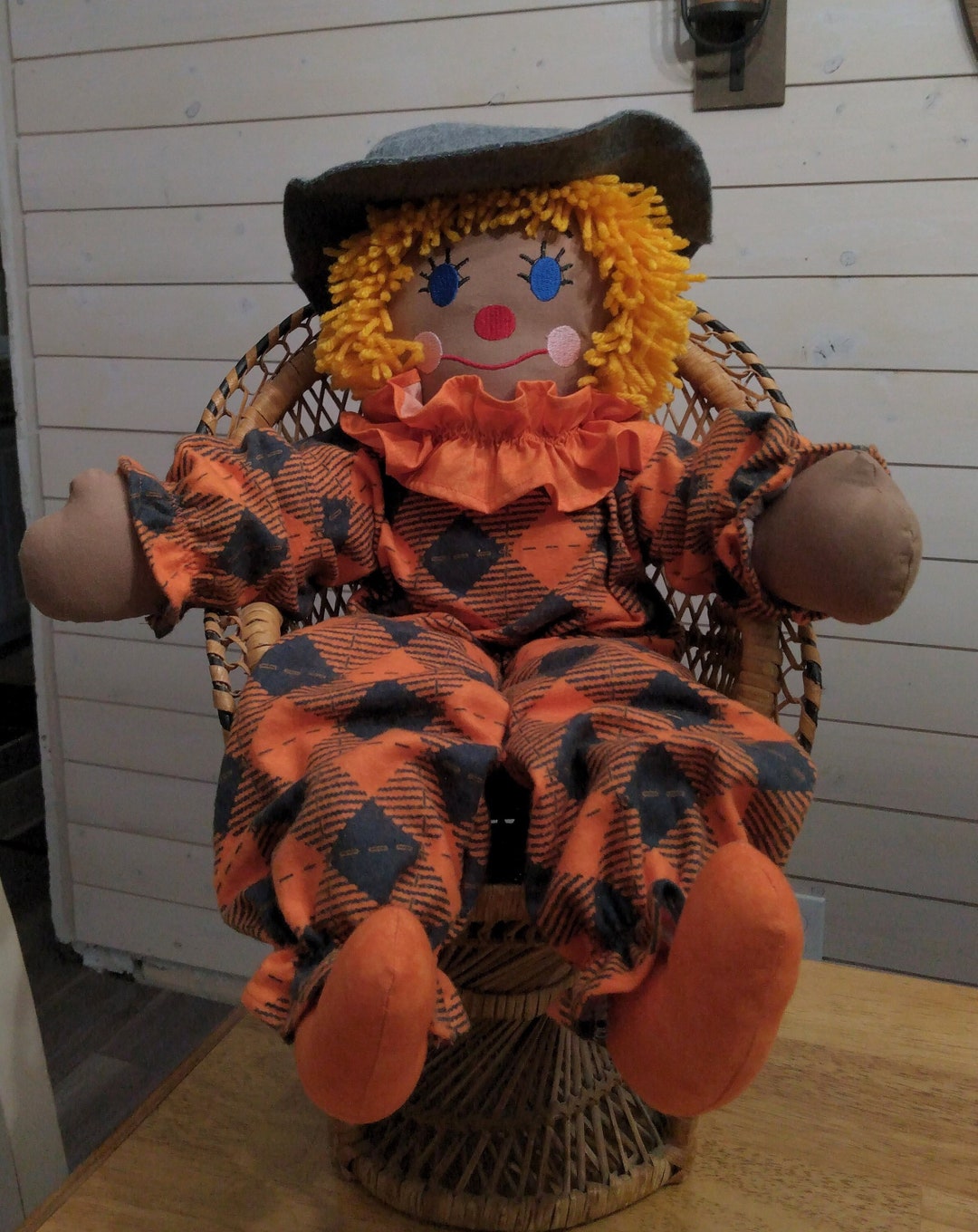 Cloth Clown Doll - Etsy