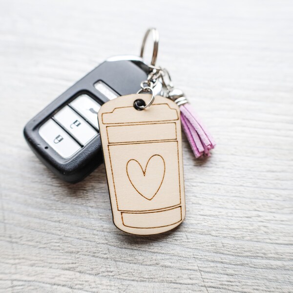 Wooden Keychain - Etsy