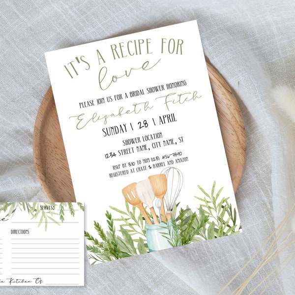 Recipe for Love - Etsy