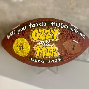 Handpainted Personalized Football (name Only) - Etsy