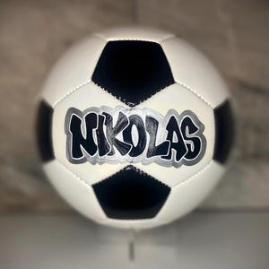 Handpainted Personalized Soccer Ball (name Only) - Etsy