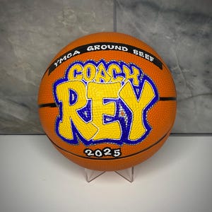 Handpainted Personalized Mini-basketball- ORIGINAL - Etsy
