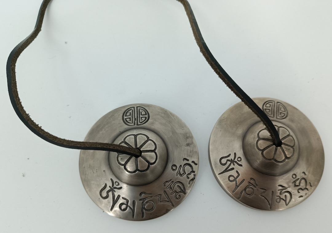 Full Moon Mantra, Tingsha Metal Bell, Handmade Tibetan Buddhist Tingsha ...