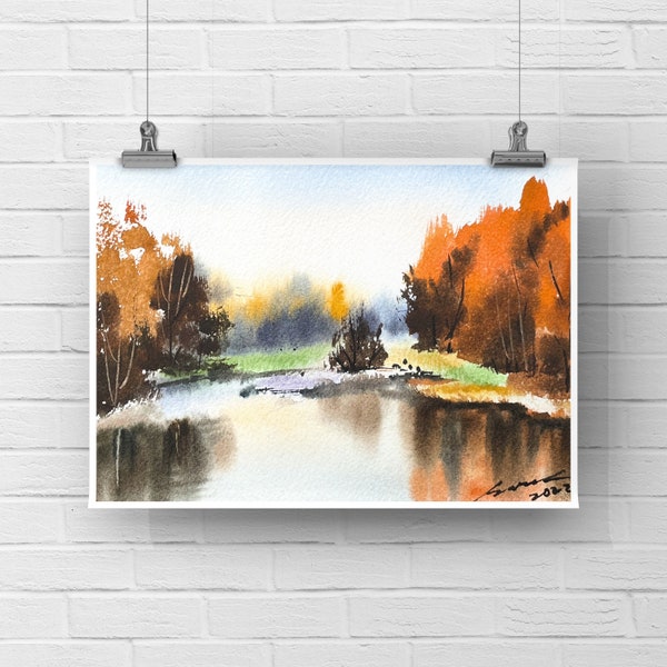 Landscape Postcard - Etsy