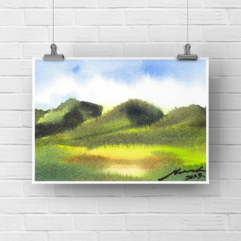 Landscape Postcard - Etsy