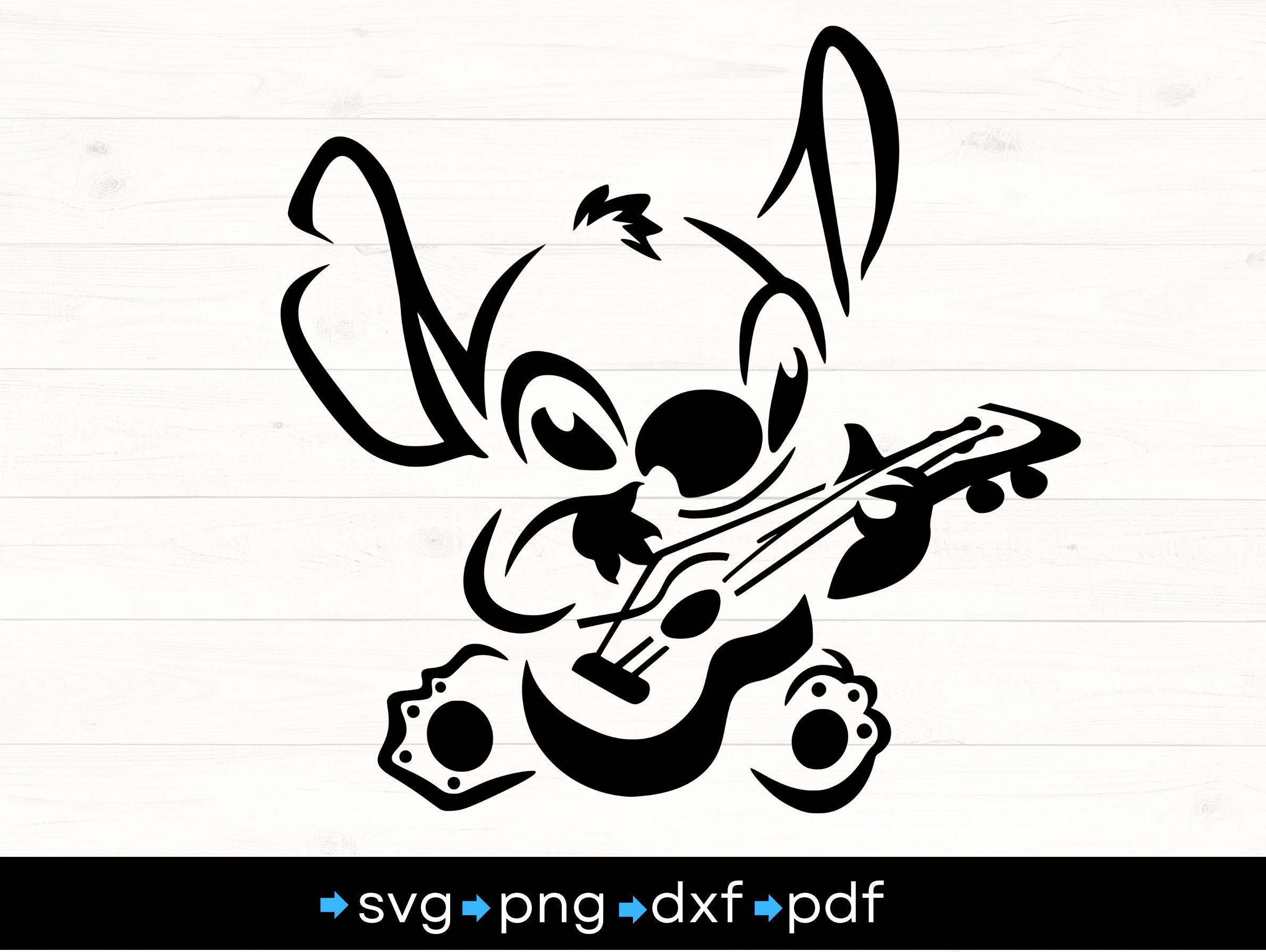 Stitch (transparent Background) Svg, Png, Pdf, Eps, Dxf - Etsy