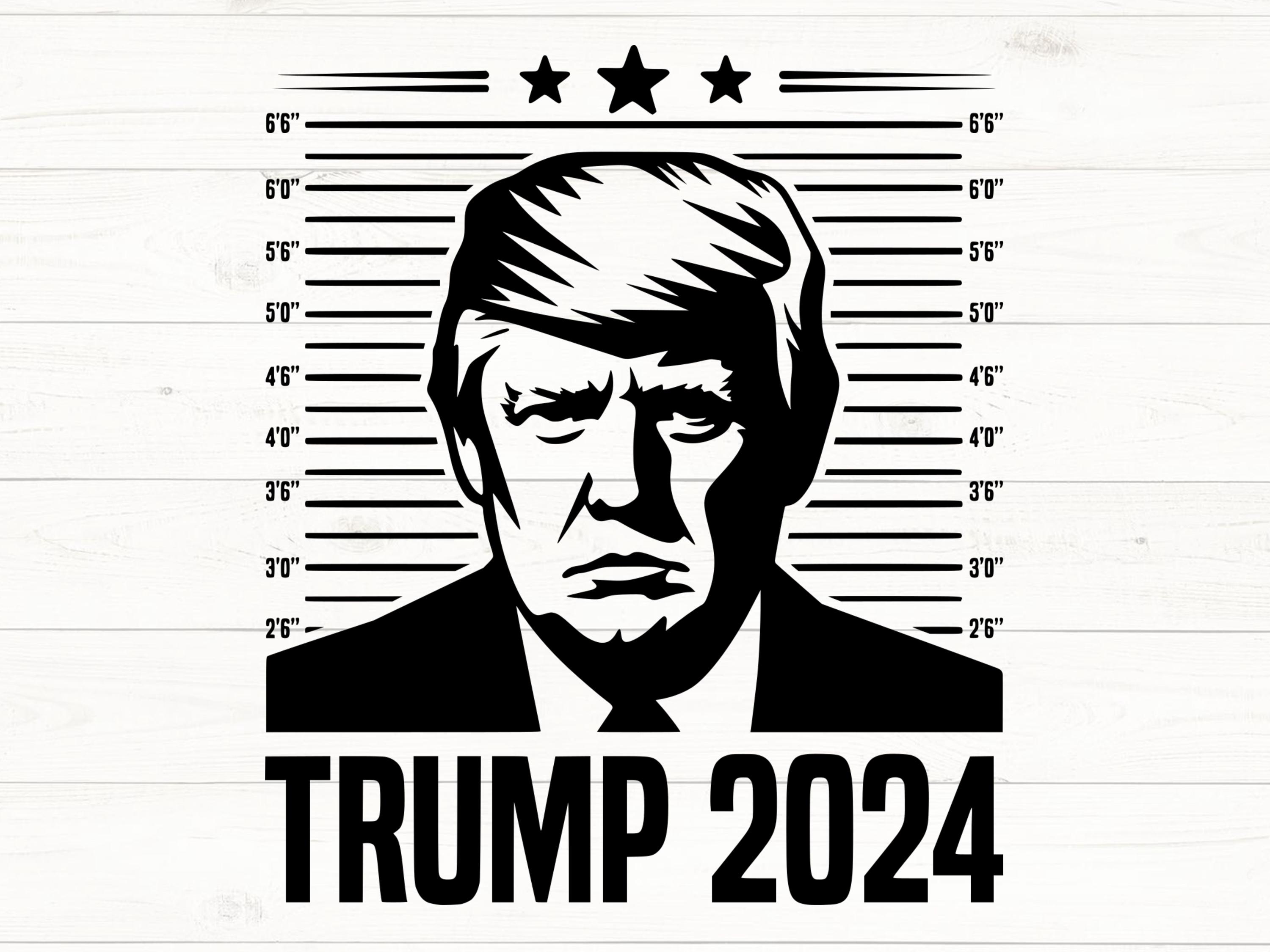 Trump SVG Mugshot 2024 President Funny Trump SVG, Digital Download ...