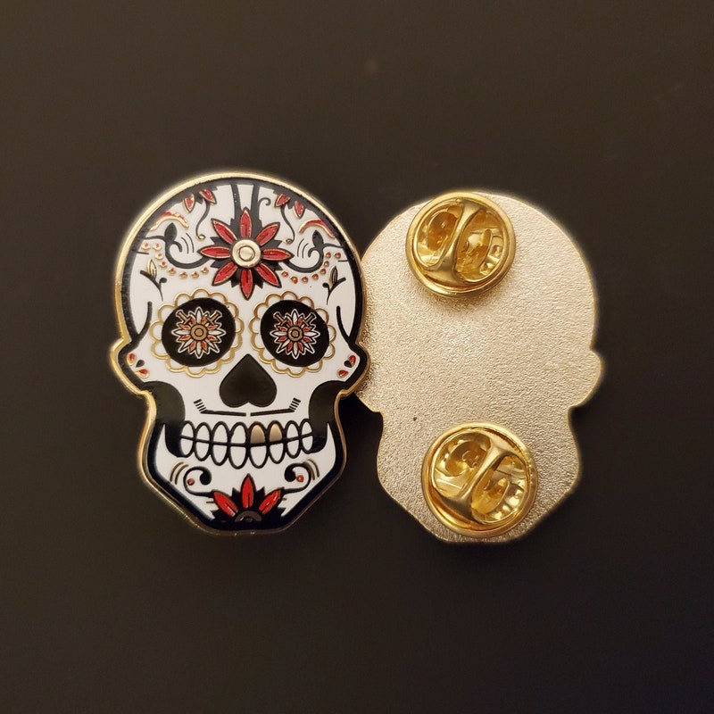 Skull Lapel Pin - Etsy