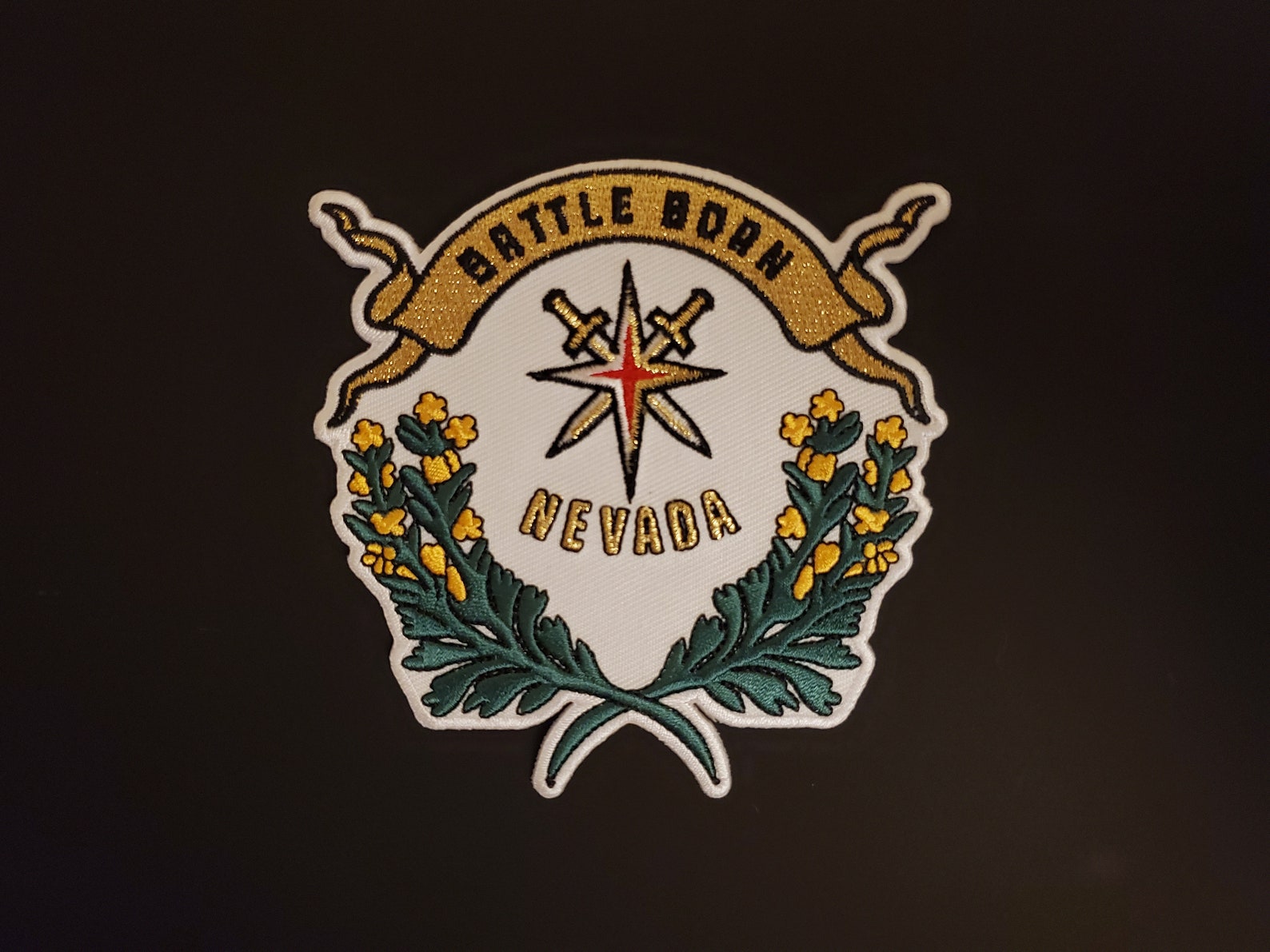 Battle Born nevada Iron on Patch | Etsy