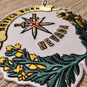 Battle Born nevada Iron on Patch - Etsy