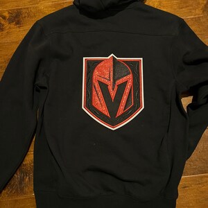 10" Red Glitter Vegas Golden Knights Primary Logo Patch - Etsy