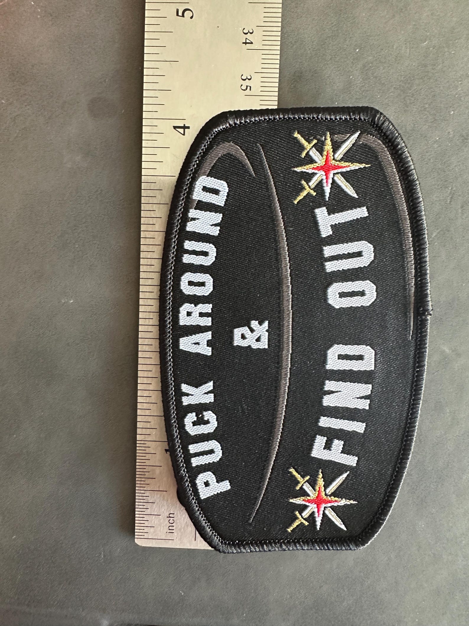 Puck Around & Find Out Hockey Puck Patch - Etsy