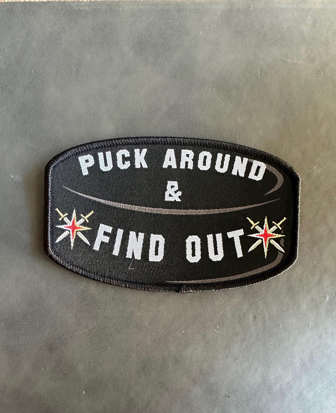 Puck Around & Find Out Hockey Puck Patch - Etsy