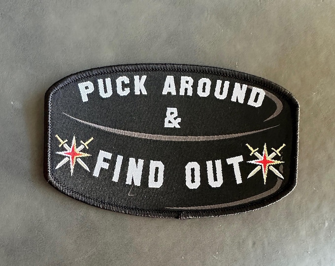 Puck Around & Find Out Hockey Puck Patch - Etsy
