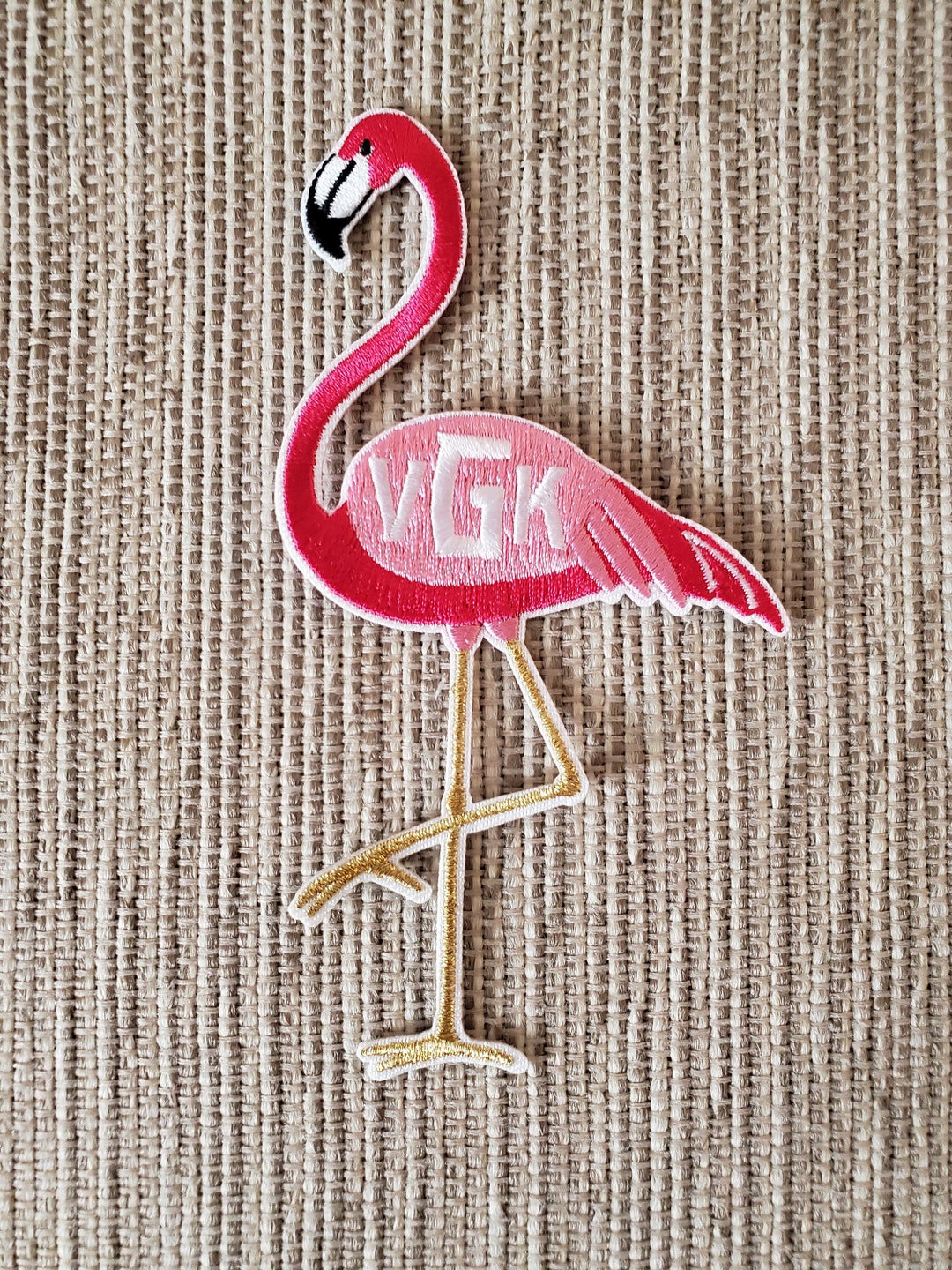 VGK Pink Flamingo Patch - Etsy