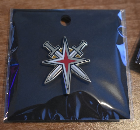 Golden Knights Secondary Logo Lapel Pin UNRELEASED | Etsy
