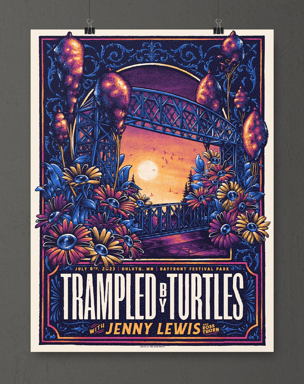 Trampled by Turtles - Gig Poster - Etsy