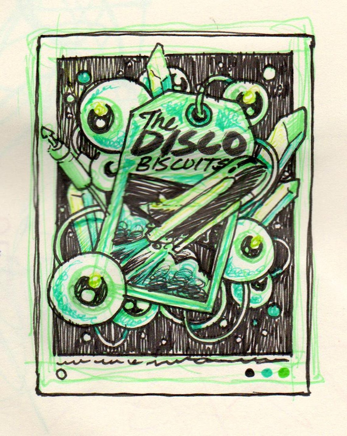 Disco Biscuits - Gig Poster - Etsy