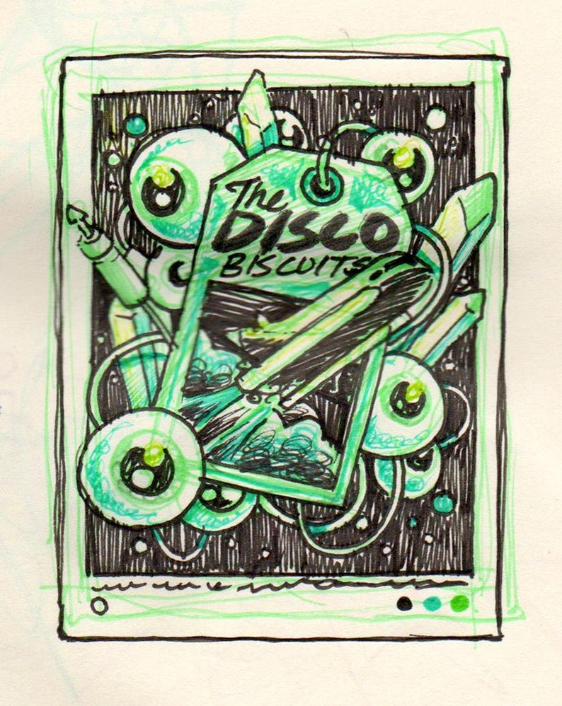 Disco Biscuits - Gig Poster - Etsy