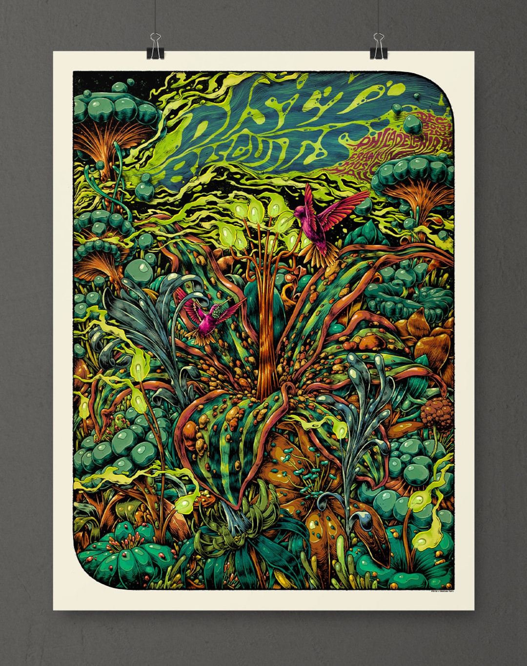 Disco Biscuits - Gig Poster - Etsy