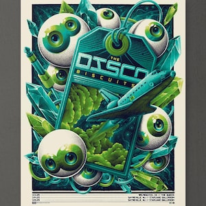 Disco Biscuits - Gig Poster - Etsy