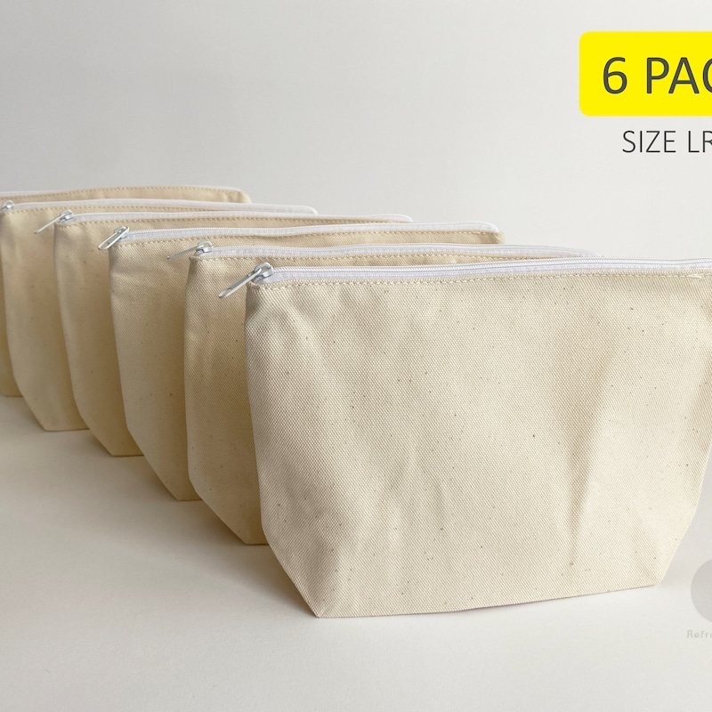 Bulk Zipper Canvas Bags - Etsy