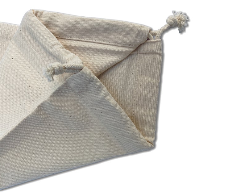 6 Pack 8x12 Inch Drawstring Bag 100% Cotton 6oz Fabric | Etsy