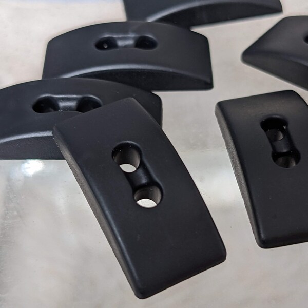 Black Matte Buttons - Etsy