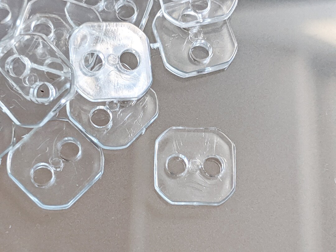 30x Plastic Buttons - Counter Button - Backing Button - 11 Mm ...