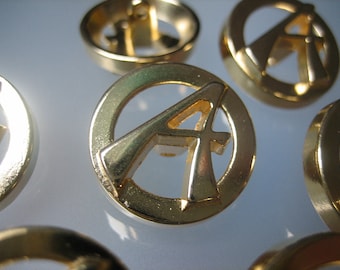 Letter With Buttons - Etsy