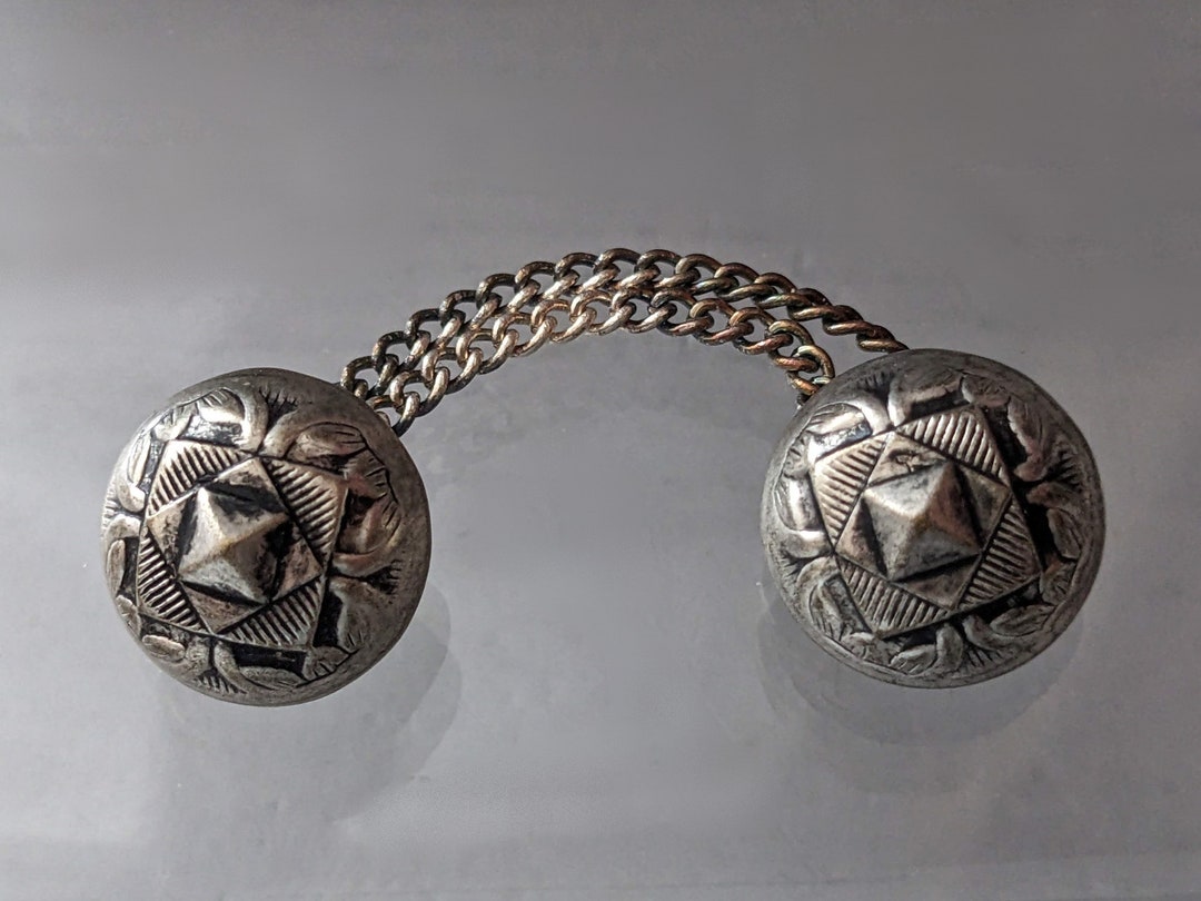 Great Traditional Buttons Chain Buttons - Metal - 18 Mm - Etsy