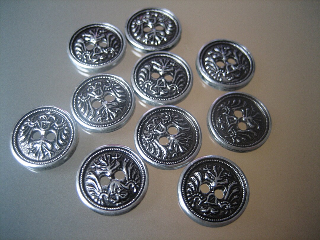 7x Mini Costume Buttons Coat of Arms Metal 11 Mm - Etsy