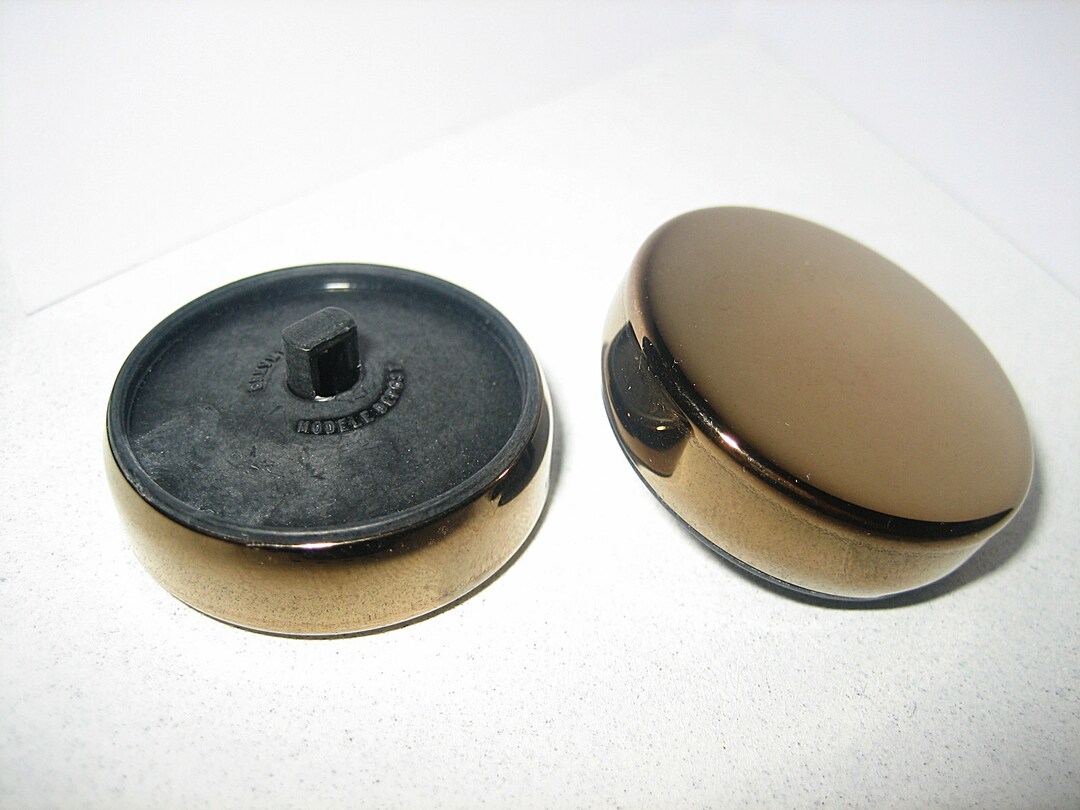 Set of 2 Large Button Metal / Plastic 32 Mm / Buttons Larp - Etsy