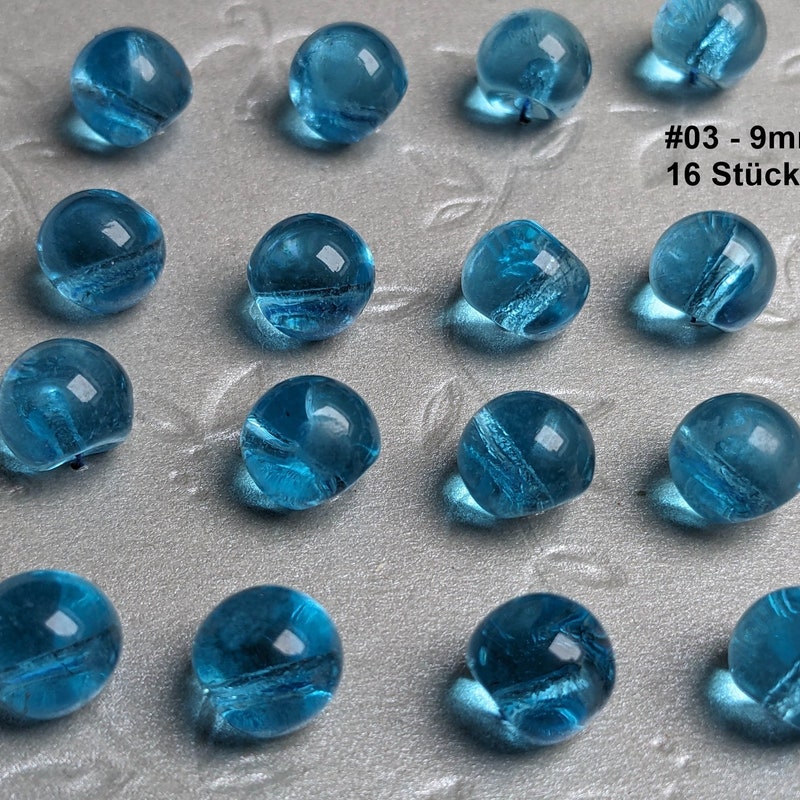 Blue Glass Buttons - Etsy