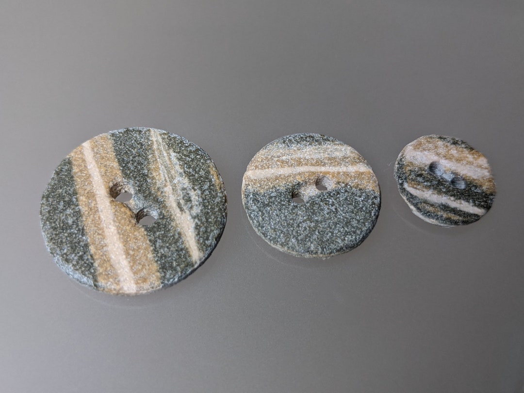 Plastic Buttons Traditional Buttons Rustic Matte Interesting 3 Sizes ...