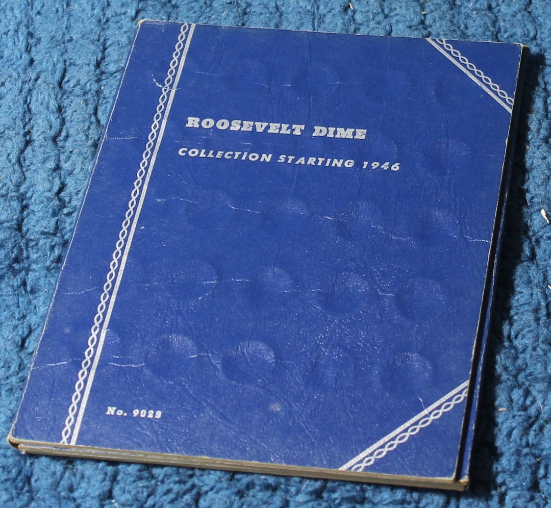 Whitman Coin Folder Roosevelt Dime Collection Starting 1946coins Not ...