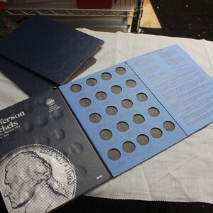 Three Whitman Jefferson Nickel Collection Starting 1962 Number 2 Coins ...