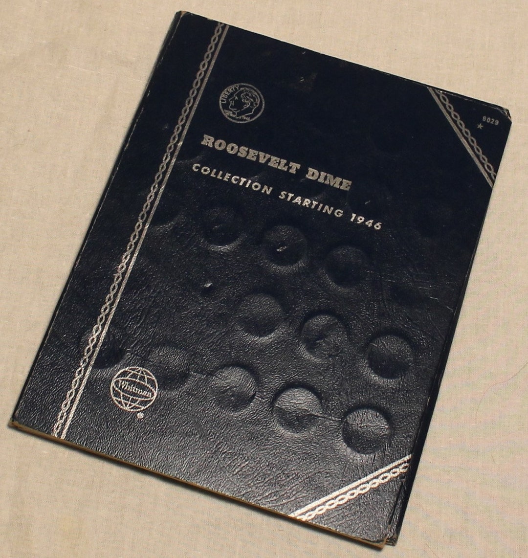 Roosevelt Dime Collection Starting 1946 Whitman Coin Folder (coins Not ...