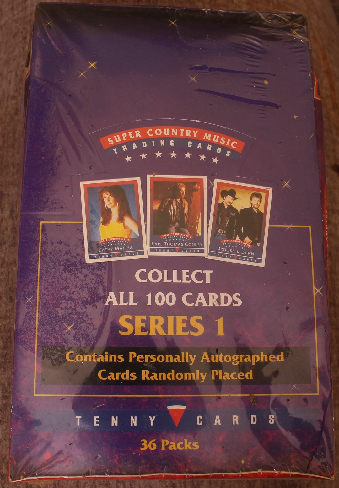 1993 Super Country Music Trading Cards Vintage Sealed Box 36 Packs ...
