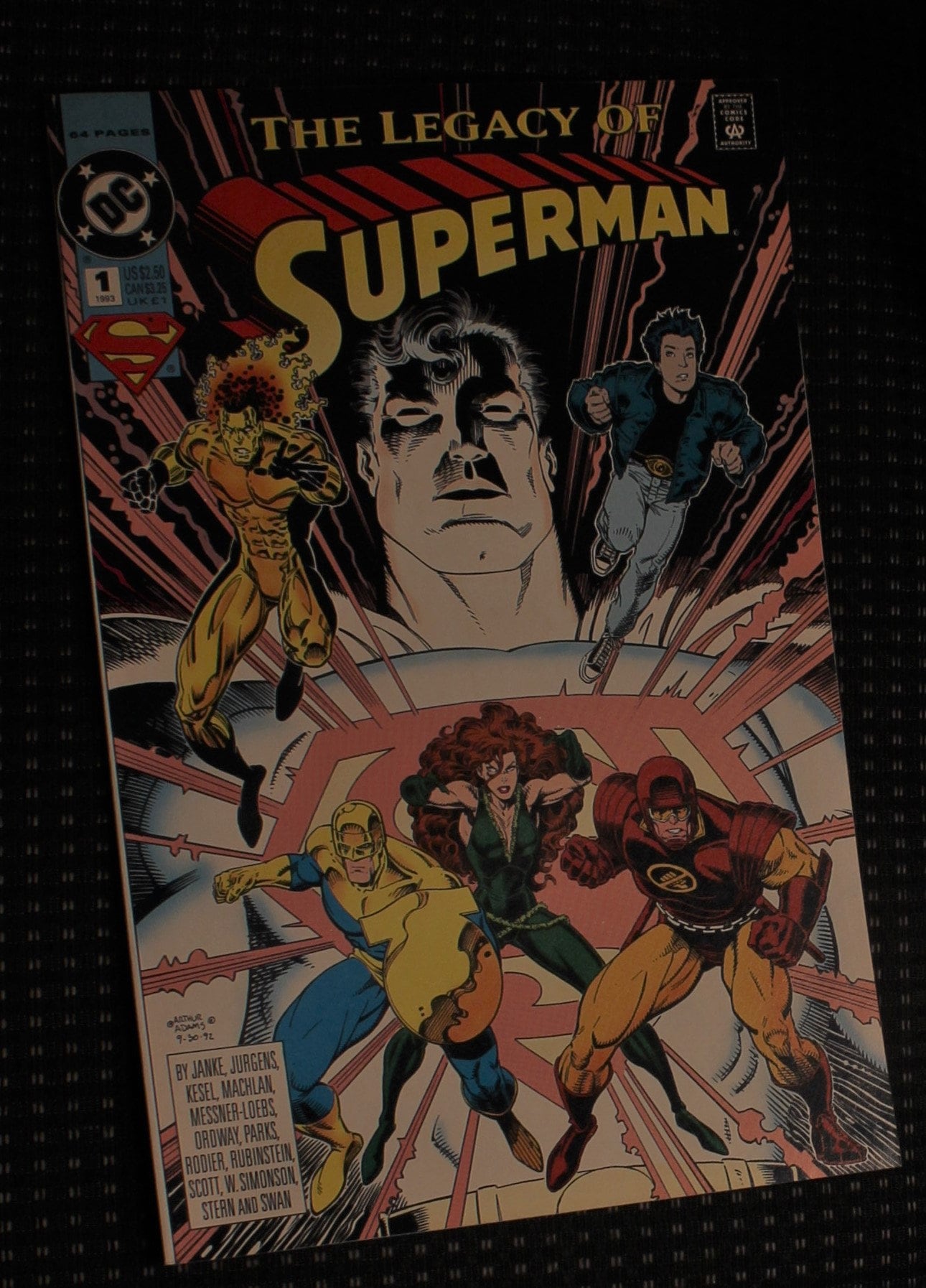 Adventures of Superman #500 signed by Dennis Janke - munimoro.gob.pe