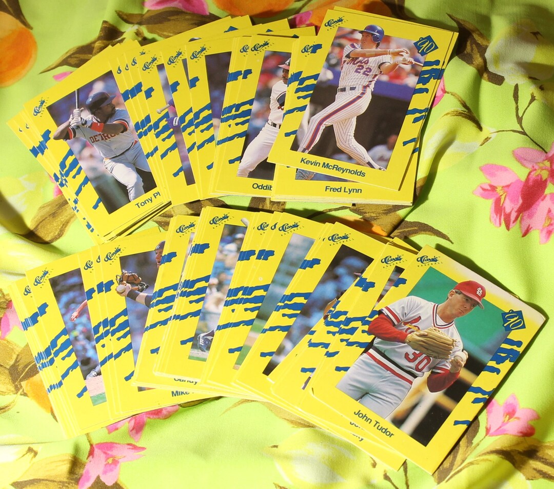 Classic Baseball Cards Fred Lynn, Kevin Mcreynolds, Jim Leyritz, John ...