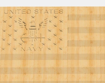 US Navy Flag Template CNC .c2d Downloadable File | Etsy