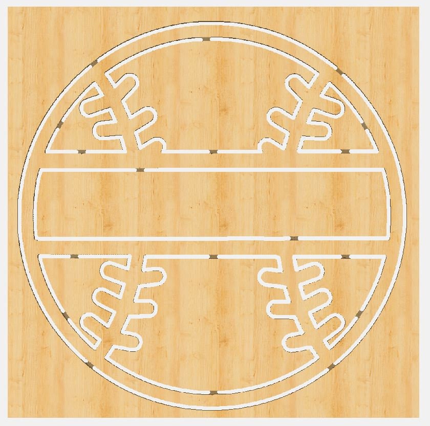 Baseball Sign for Name Template CNC .c2d Downloadable File - Etsy
