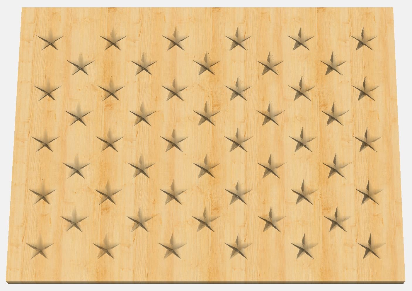 Stars Union for a Wood Flag CNC .c2d Downloadable File - Etsy