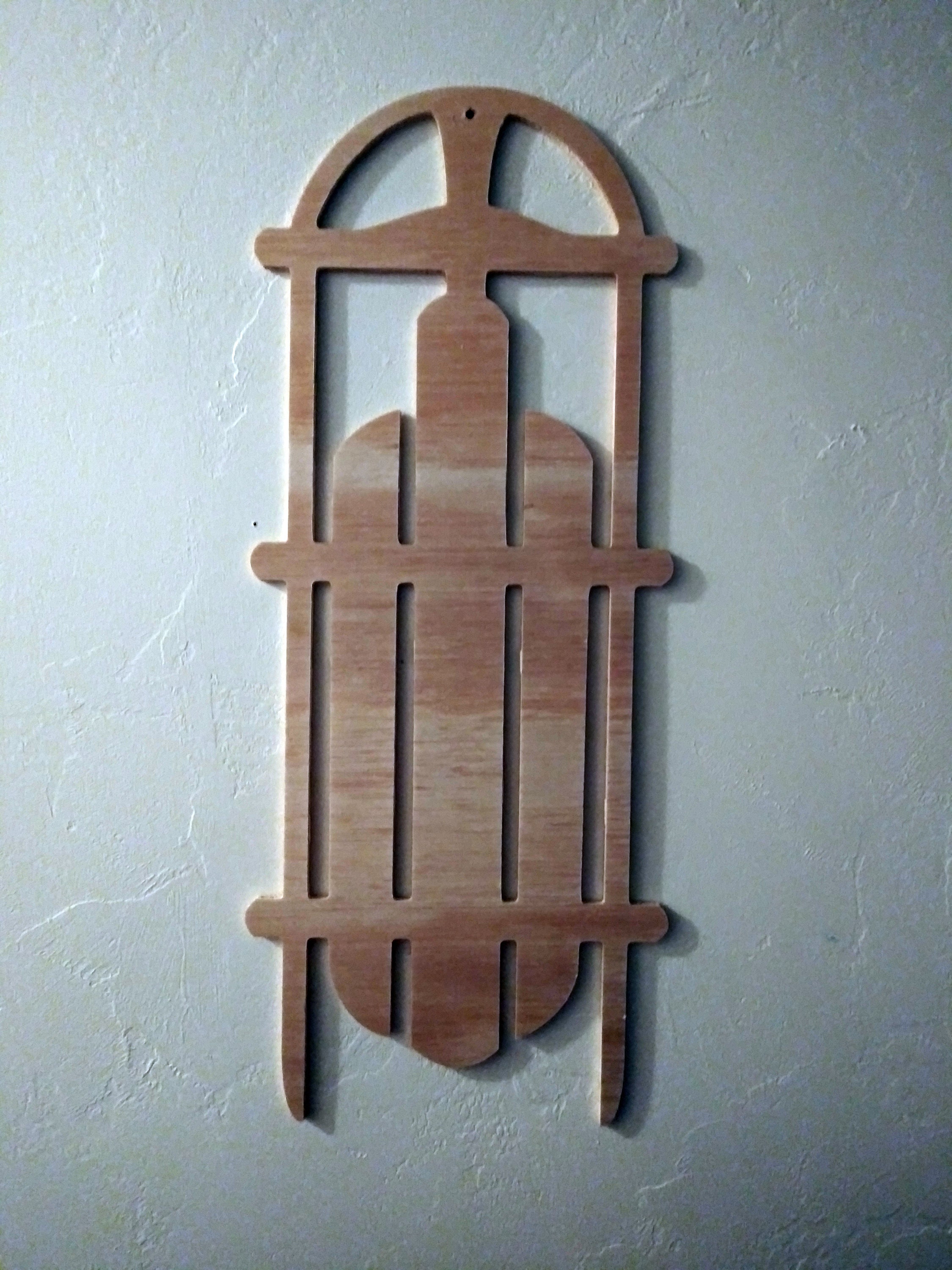 Vintage Sled Door Hanger Template CNC .c2d Downloadable File - Etsy