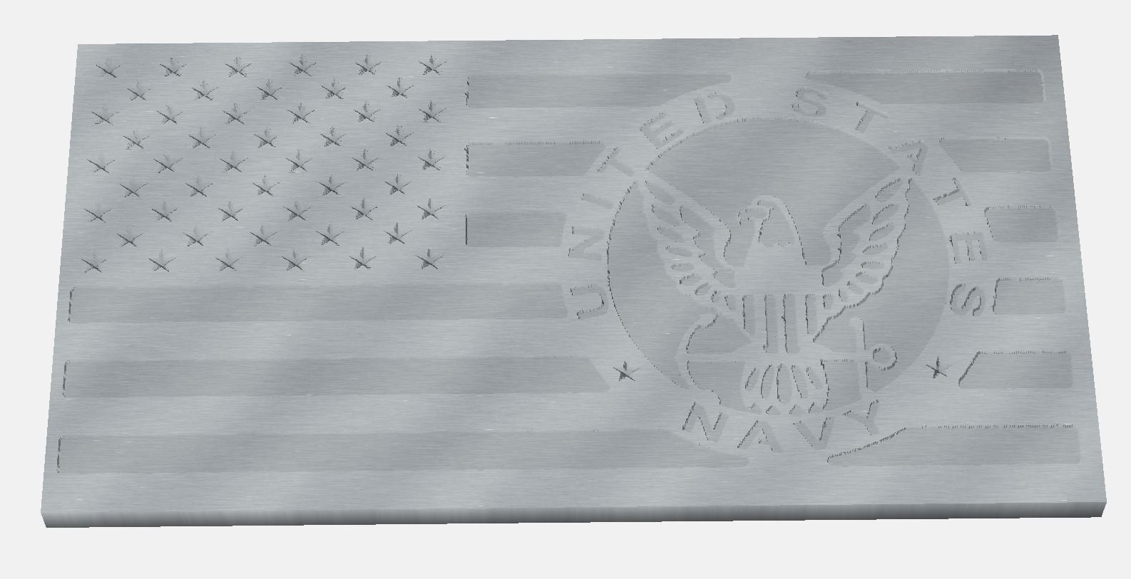 US Navy Flag Template CNC .c2d Downloadable File - Etsy
